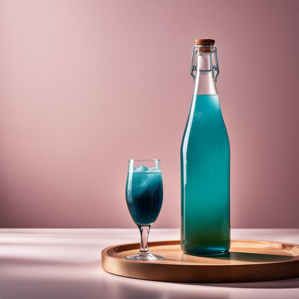 Raw Organic Traditional Water Kefir Blue Spirulina & Lychee 300ml ...